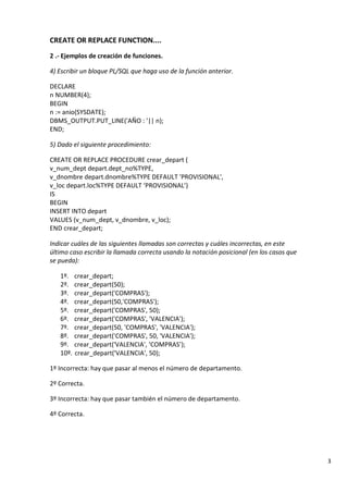 Ejercicios resueltos de_pl-sql | PDF