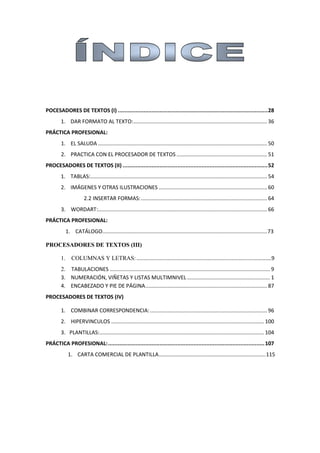 Ejercicios resueltos de word. editex | DOCX
