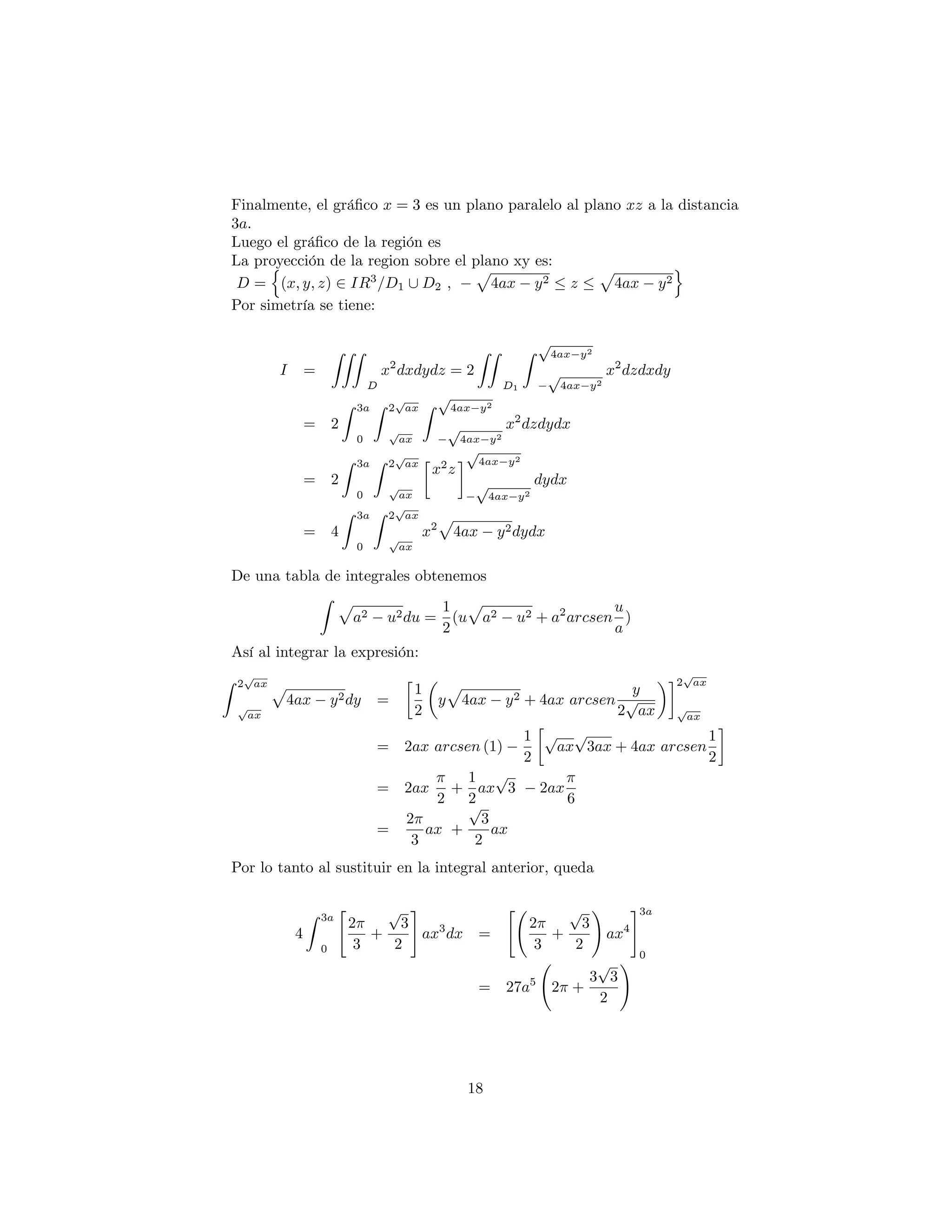 Ejercicios resueltos integrales dobles y triples | PDF