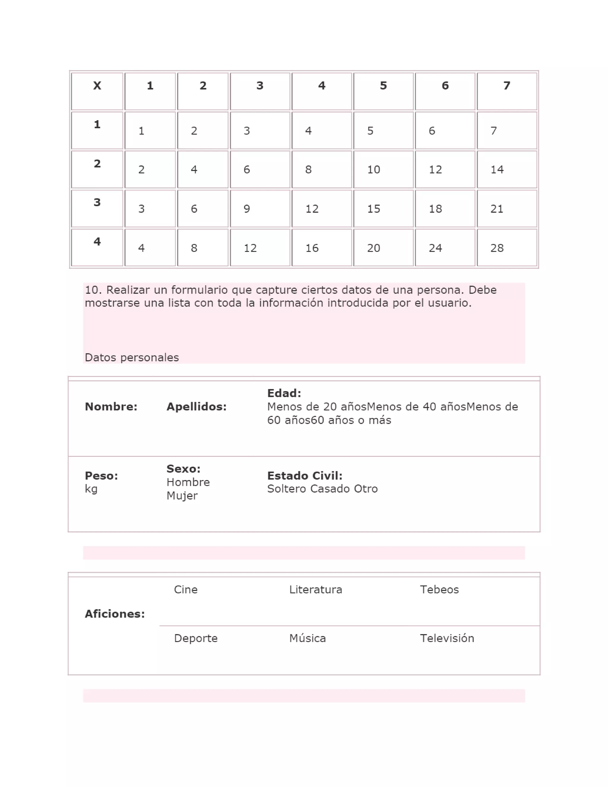 Ejercicios resueltos y propuestos en php | PDF