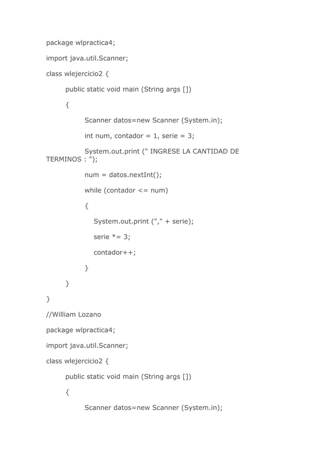 Ejercicios resuletos de programacion | PDF | Programming Languages | Computing