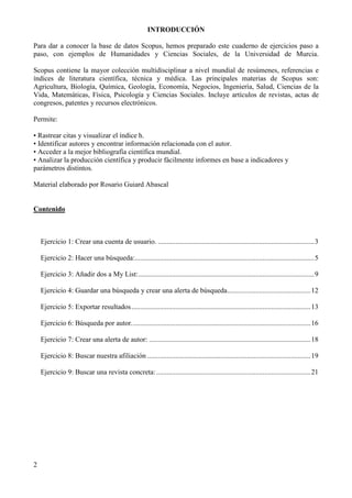 Ejercicios scopus paso a paso | PDF
