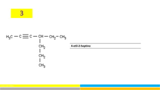 ejercicios semana 13 Organica.pptx | Chemistry | Science