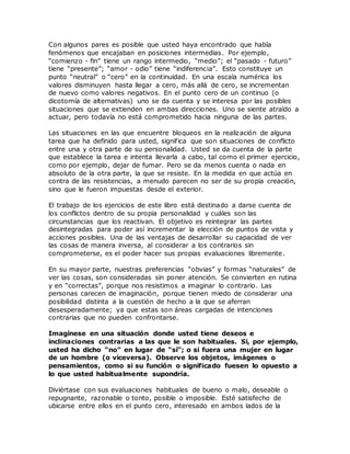 Ejercicios sobre el darse cuenta | DOCX
