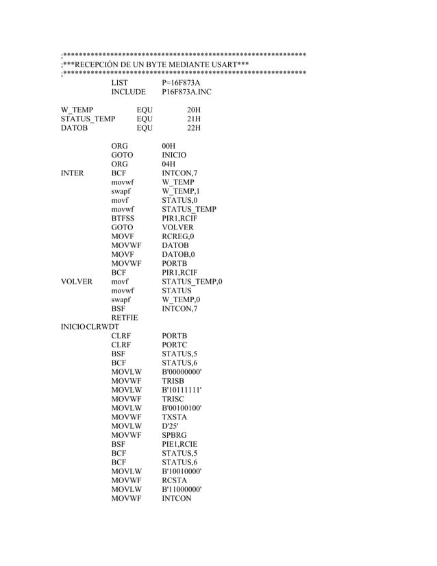 Ejercicios usart | PDF