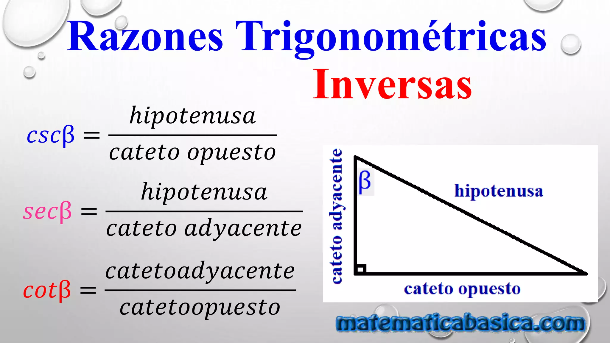 Ejercicios y problemas razones trigonometricas - Matemática | PPTX
