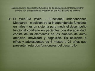 Ejercicio y paralisis cerebral | PPTX
