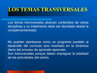 Ejes transversales vs competencia | PPT