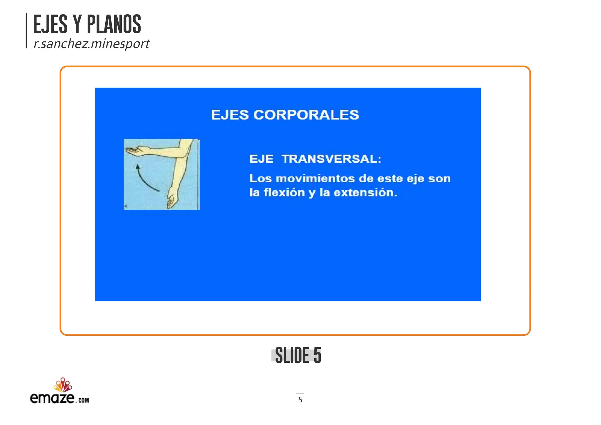 Ejes y planos introducción anatomía humana | PPT