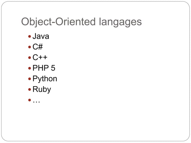 Object oriented programming-with_java | PPT