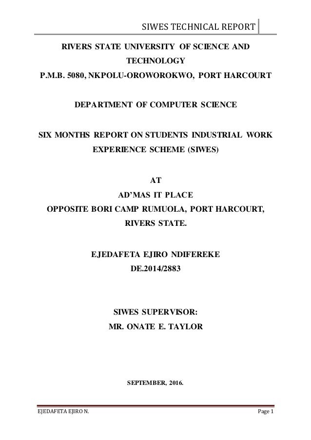 SIWES I T REPORT ON WEB DESIGN siwes-i-t-report-on-web-design