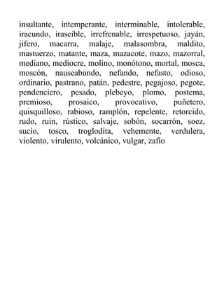 Cincuenta campos semánticos para clasificar | DOC