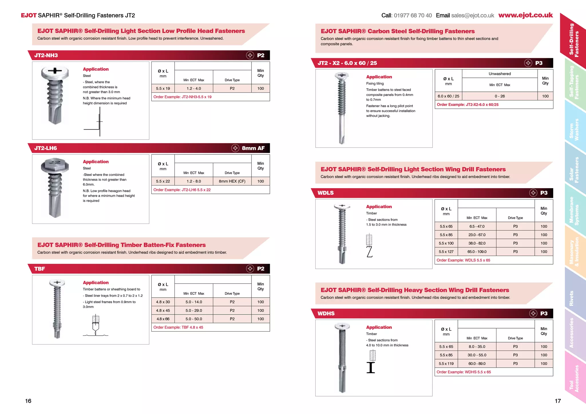 Ejot building fasteners catalogue | PDF | Home Appliances | Home & Garden