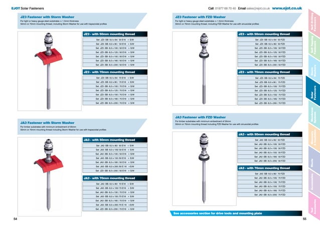 Ejot building fasteners catalogue | PDF | Home Appliances | Home & Garden