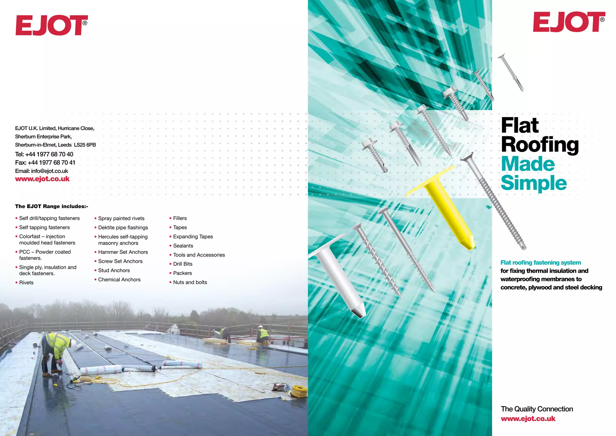 EJOT Flat Roofing Brochure | PPT | Free Download
