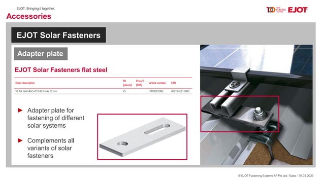EJOT Solar Product Presentation EJOT Solar Product Presentation | PDF | Home Appliances | Home ...