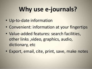 E journaling | PPT