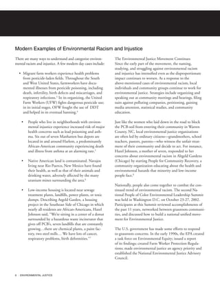 Environmental Racism: An Ecumenical Study Guide | PDF