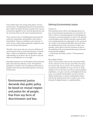 Environmental Racism: An Ecumenical Study Guide | PDF