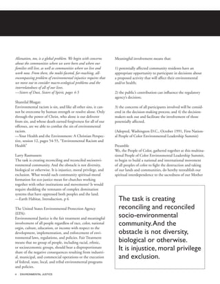 Environmental Racism: An Ecumenical Study Guide | PDF