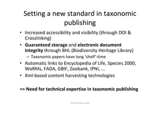 EJT a New Journal by Patrick Grootaert | PPT