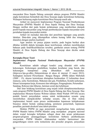 Implementasi Program PNPM Mandiri | PDF