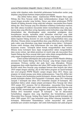 Implementasi Program PNPM Mandiri | PDF