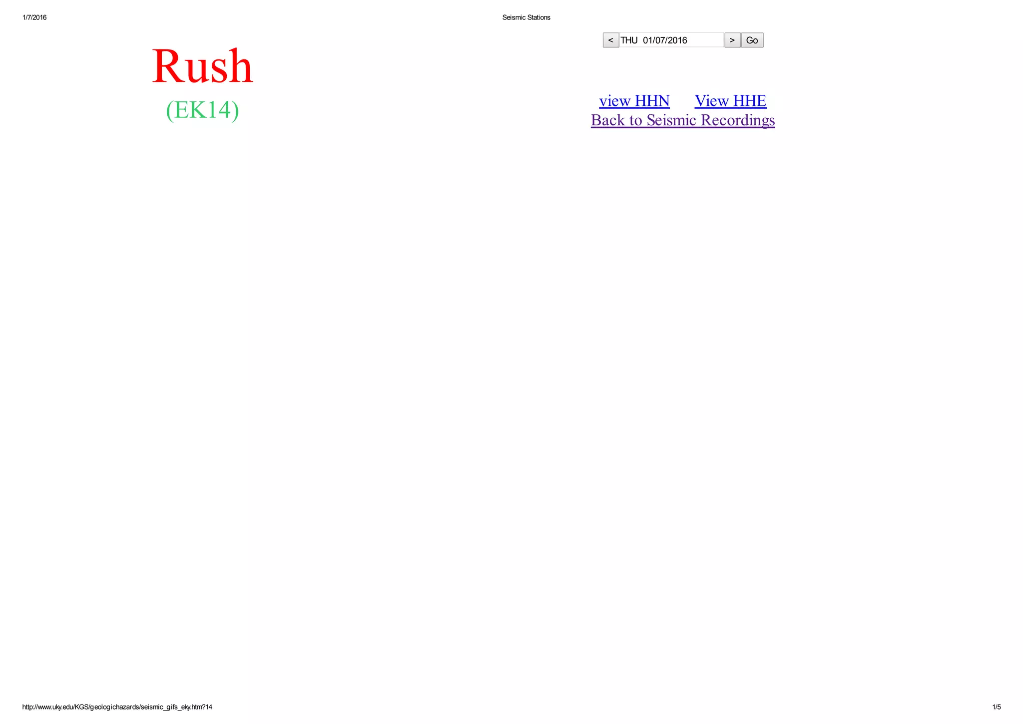 Oklahoma Induced Earthquakes as seen from Northeastern Kentucky | PPT