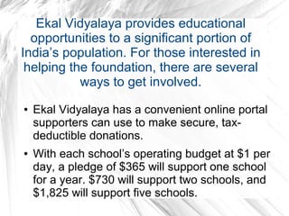 Ekal vidyalaya | ODP