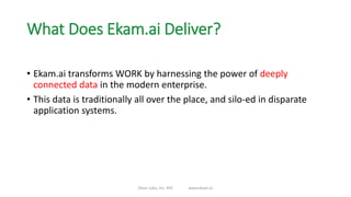 Ekam: Digital Transformation at WORK | PPSX