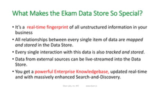 Ekam: Digital Transformation at WORK | PPT