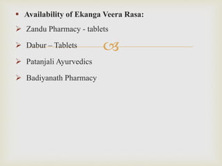 EKANGA VEERA RASA- YOGA REVIEW | PPTX