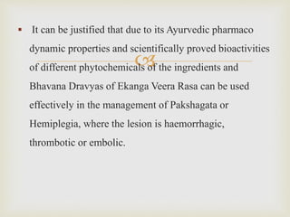 EKANGA VEERA RASA- YOGA REVIEW | PPTX