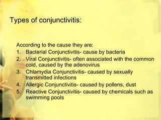 conjunctivitis | PPTX