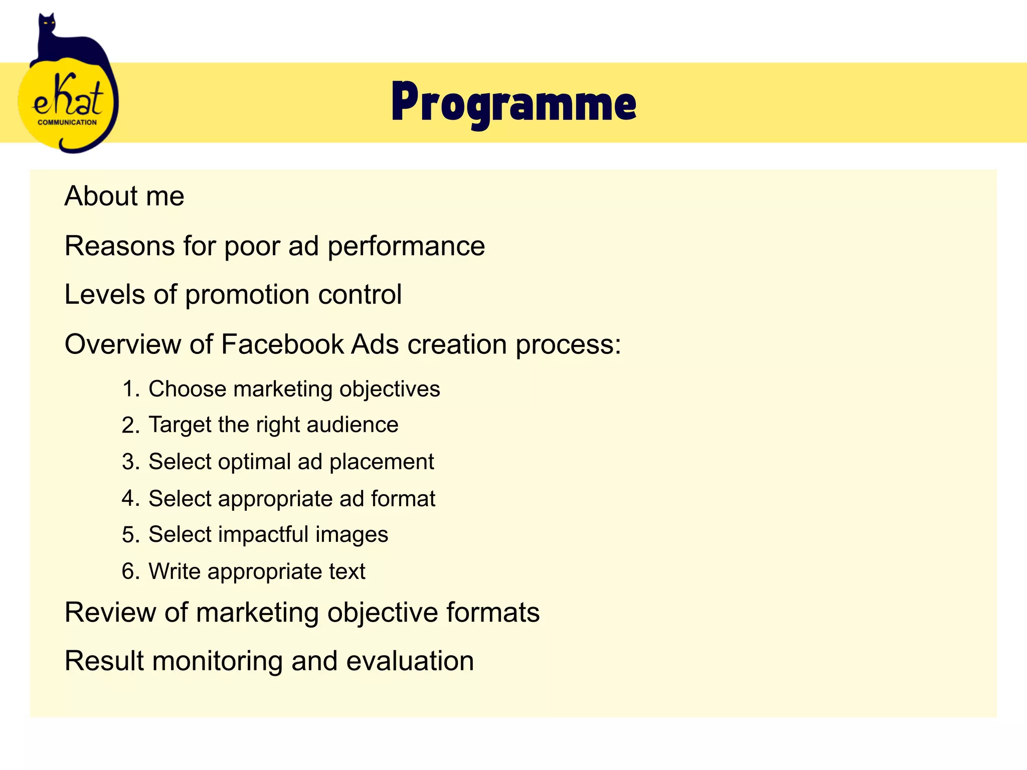 How to create effective Facebook Ads | PDF