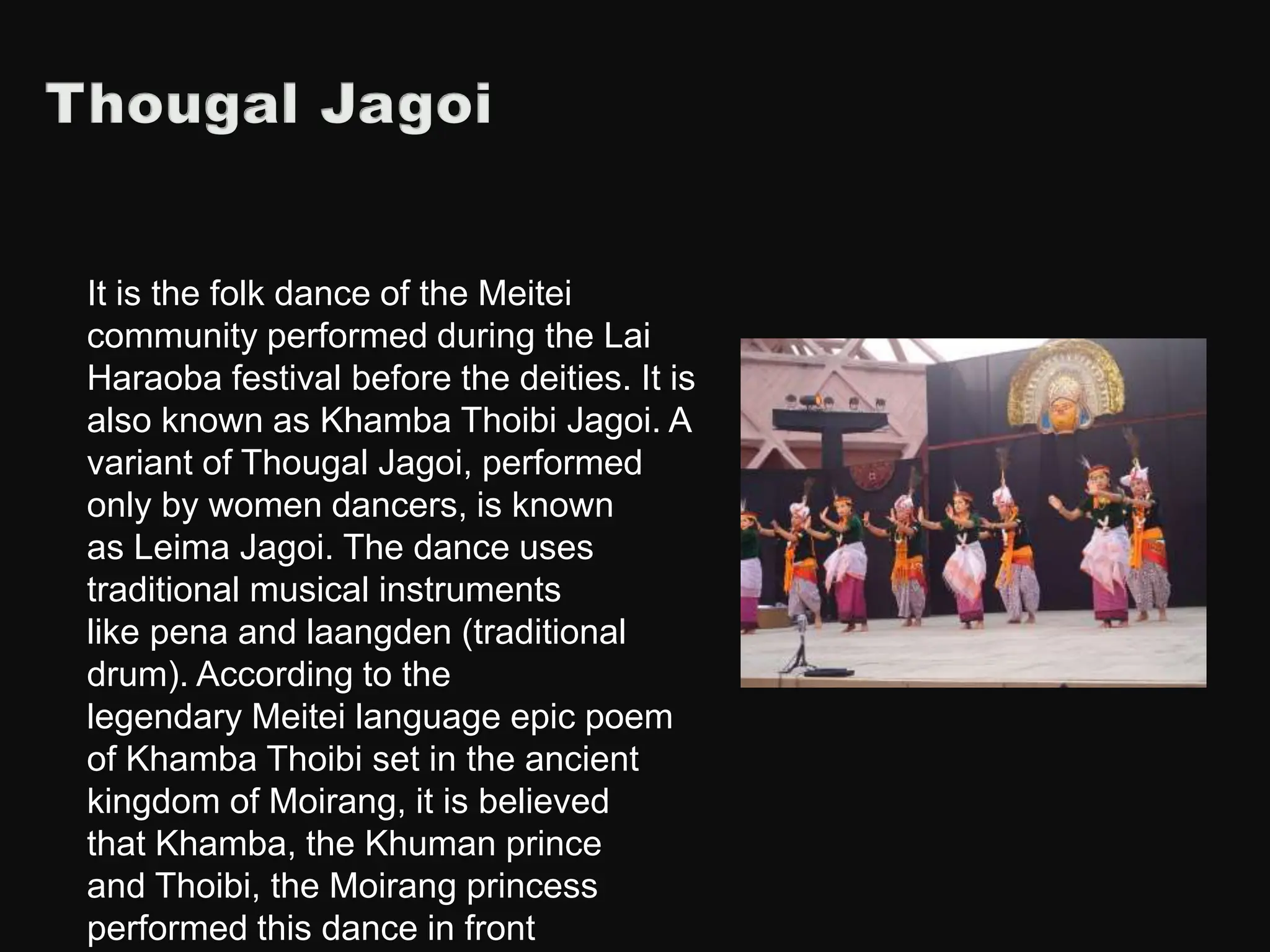 Uttar Pradesh and Manipur Culture brief Project | PPTX