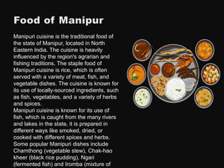 Uttar Pradesh and Manipur Culture brief Project | PPTX