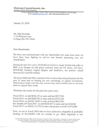 shareholder letter | PDF