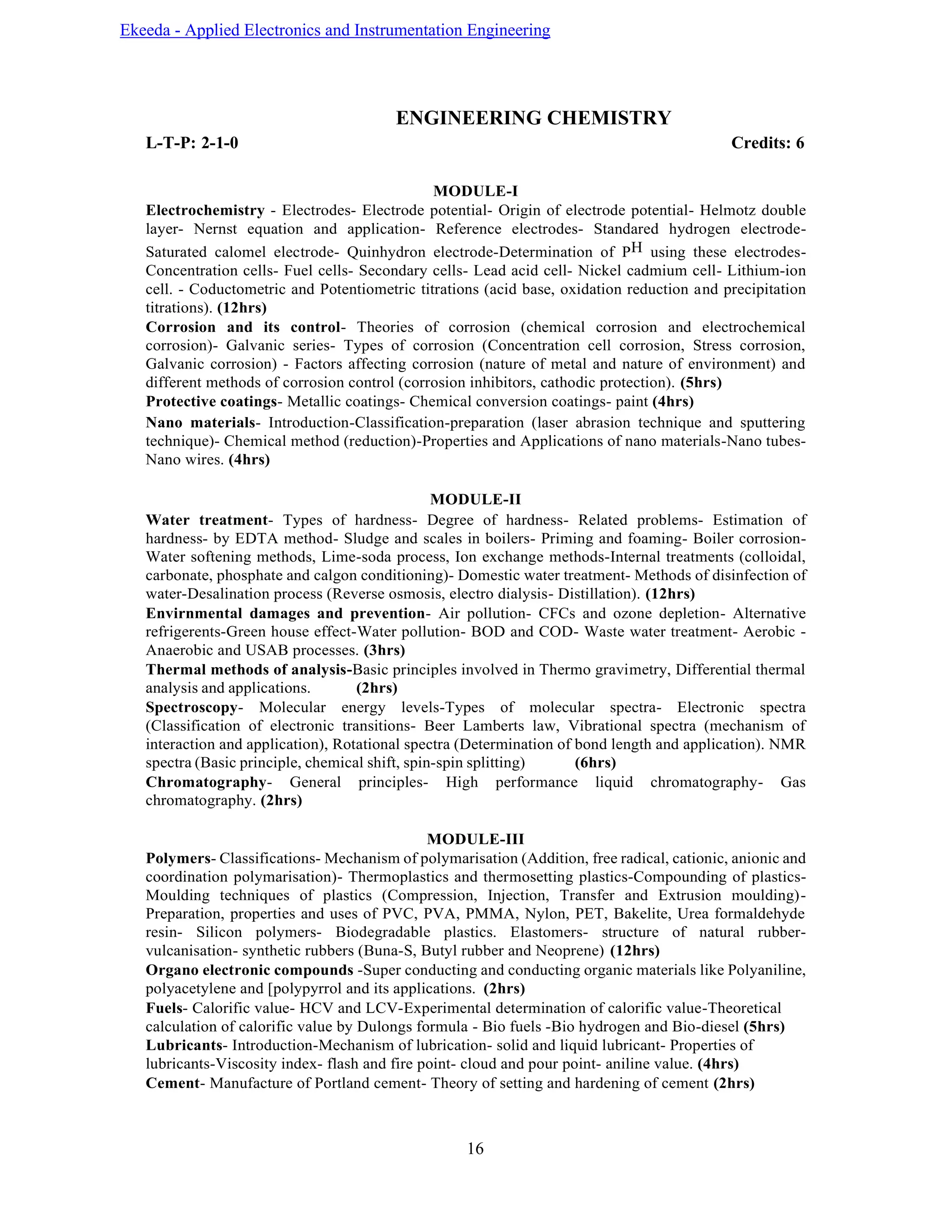 Ekeeda - Applied Electronics and Instrumentation Engineering | PDF
