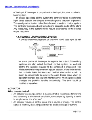 Ekeeda - Mechatronics Engineering - Introduction to Mechatronics | PDF | Technology & Computing