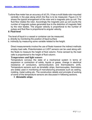 Ekeeda - Mechatronics Engineering - Introduction to Mechatronics | PDF