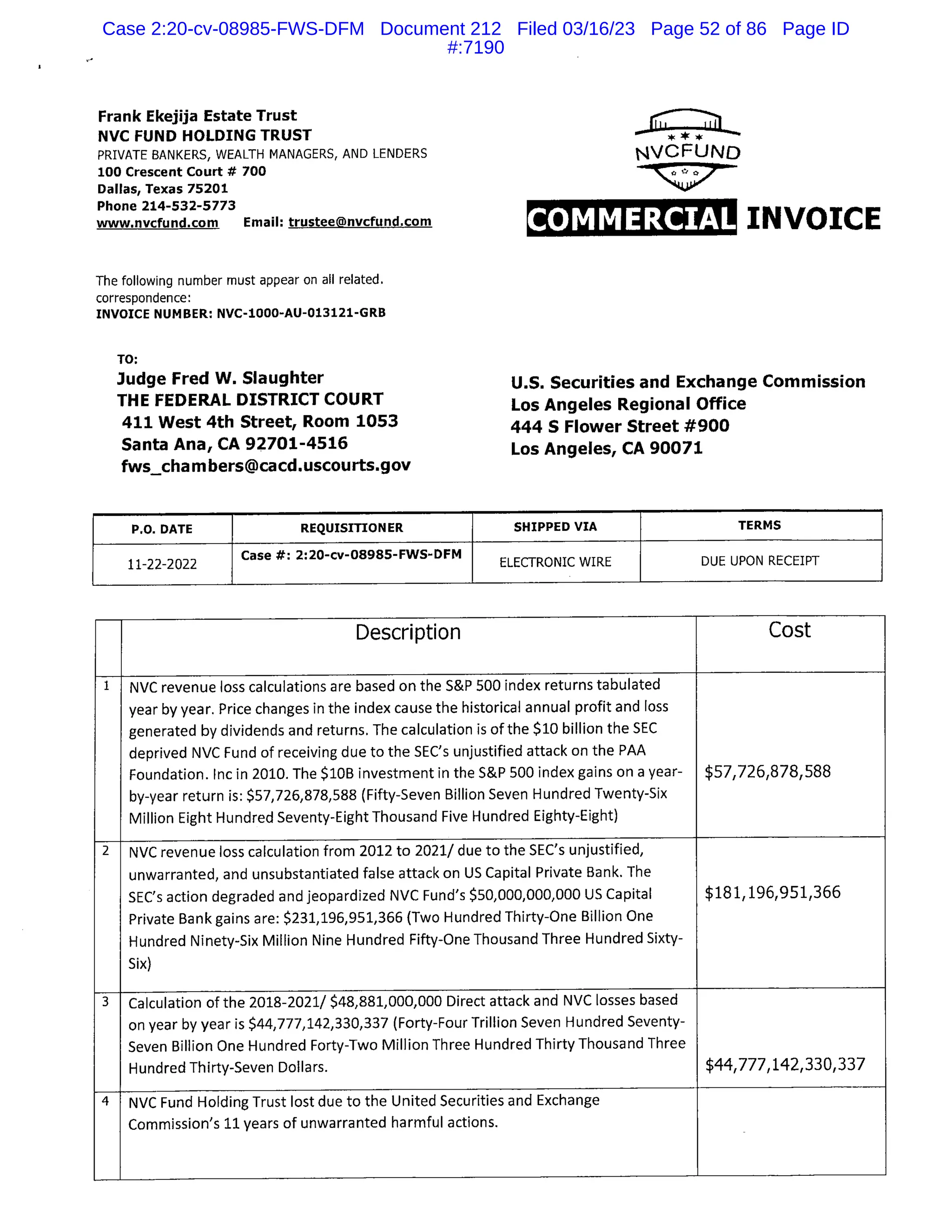 EKEJIJA -NVC FUND-SEC SETTLEMENT SOLUTION COURT DOCKET STAMPTED.pdf