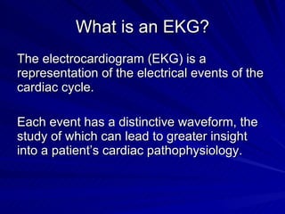 EKG simple mean electrocardiogram of nnn | PDF