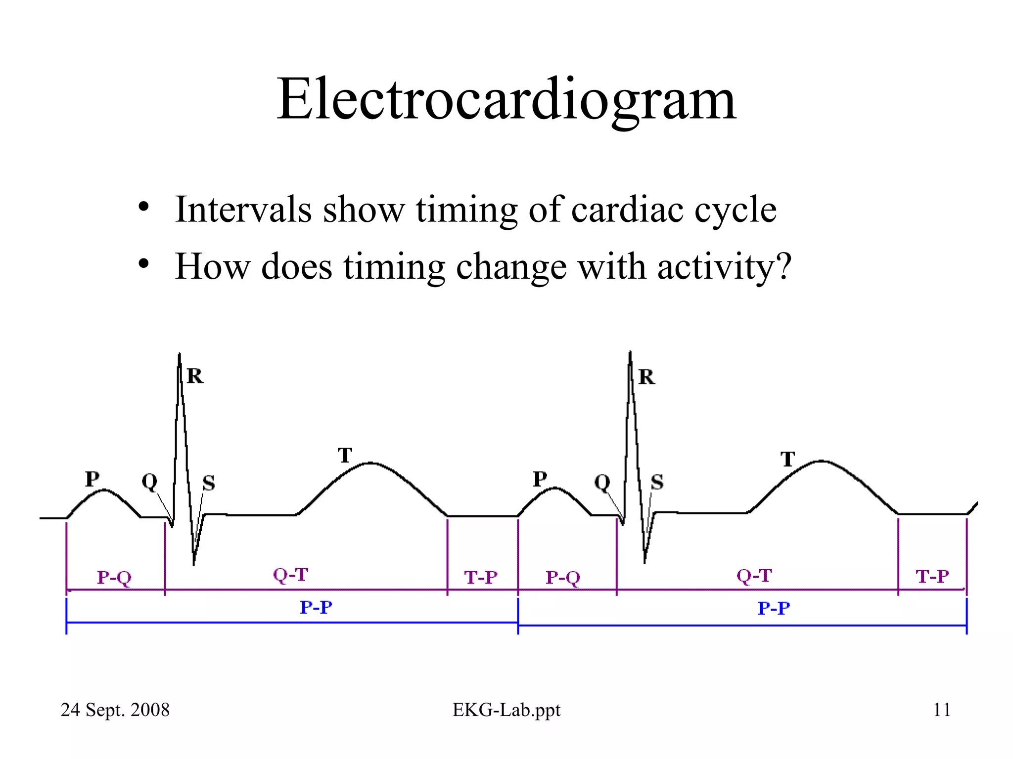 Ekg labCardiac electrophysiology | PPT | Heart and Cardiovascular ...