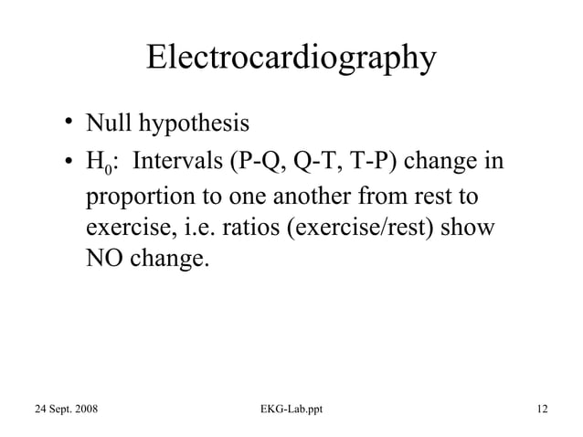 Ekg labCardiac electrophysiology | PPT