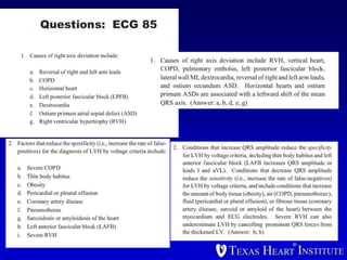 EKG for cardiology Board review | PPTX