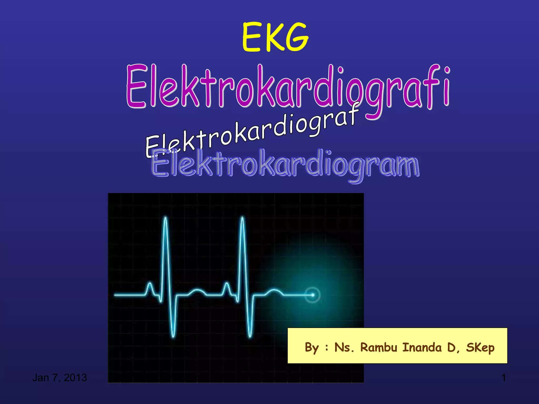 Ekg dasar | PPT