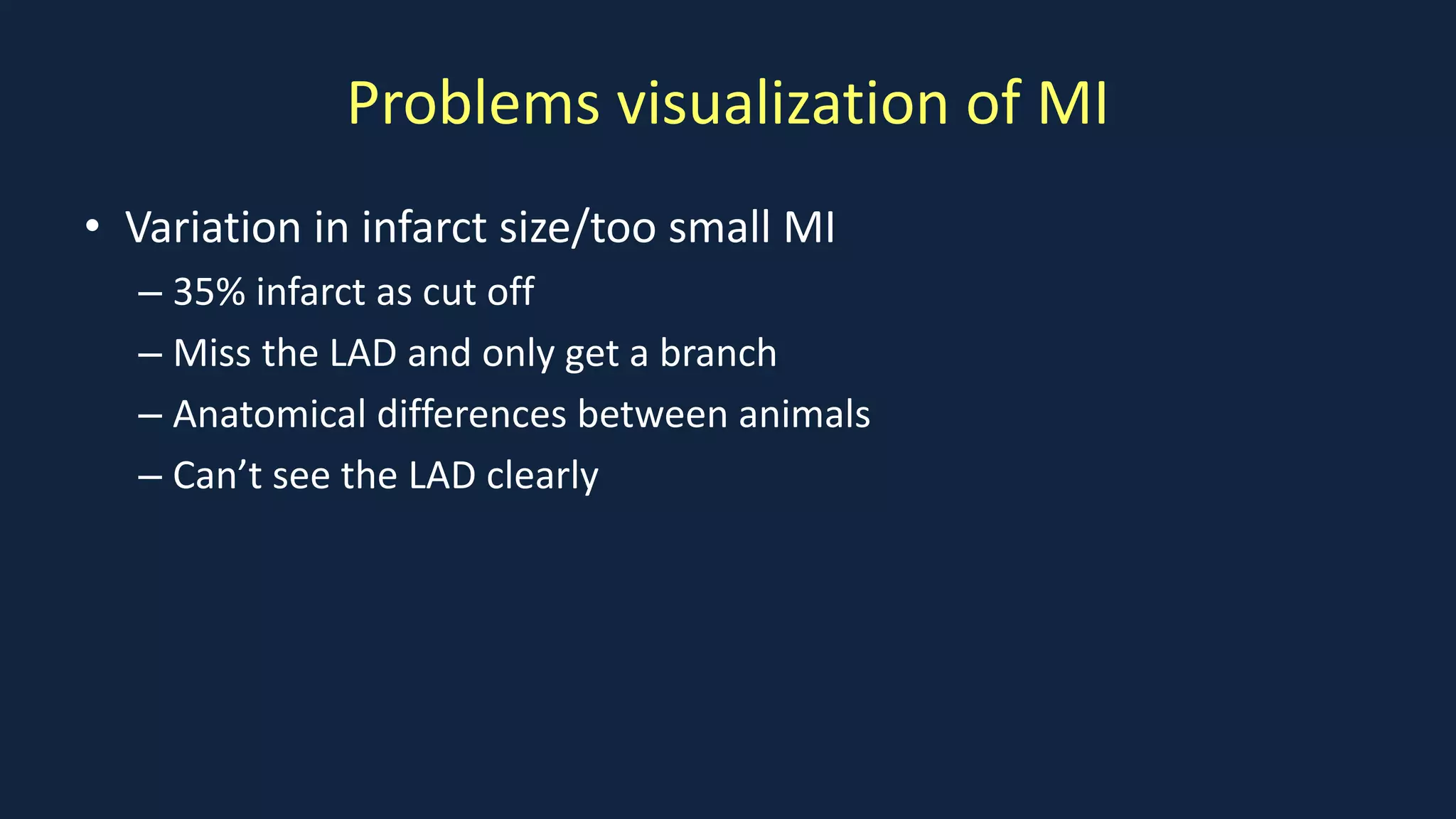 Using EKG to Confirm MI in Mouse Model of Permanent LAD Occlusion | PPTX