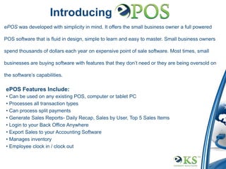 E kiosk epos presentation | PPTX