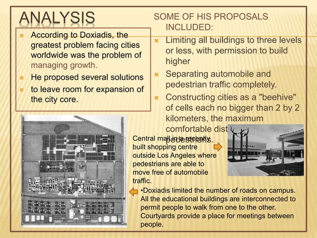 Doxiadis : Ekistics the science of human settlement | PPTX ...